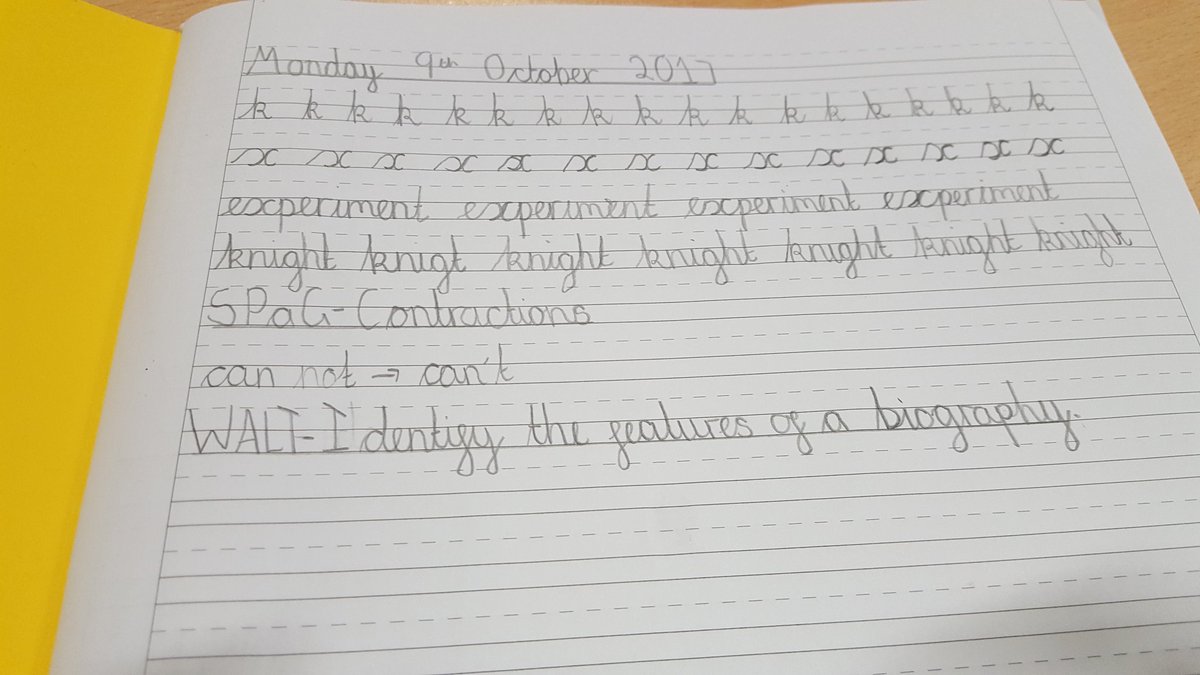 Neat Cursive Handwriting