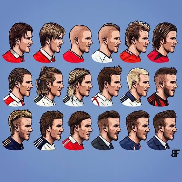 David Beckham Samurai Hairstyle