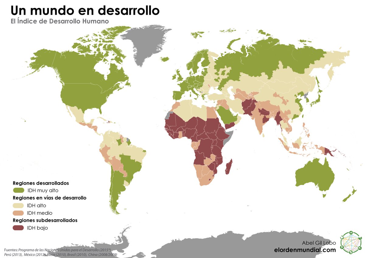 ¿Cuál es el panorama del Índice de Desarrollo Humano (IDH) en el Mundo ...