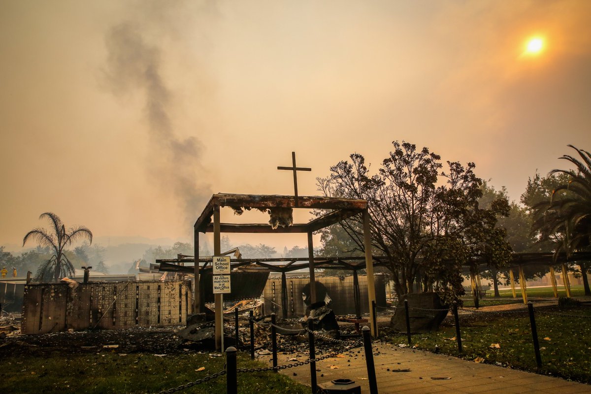 Destruction in Santa Rosa after the Tubbs Fire tore through the area ...