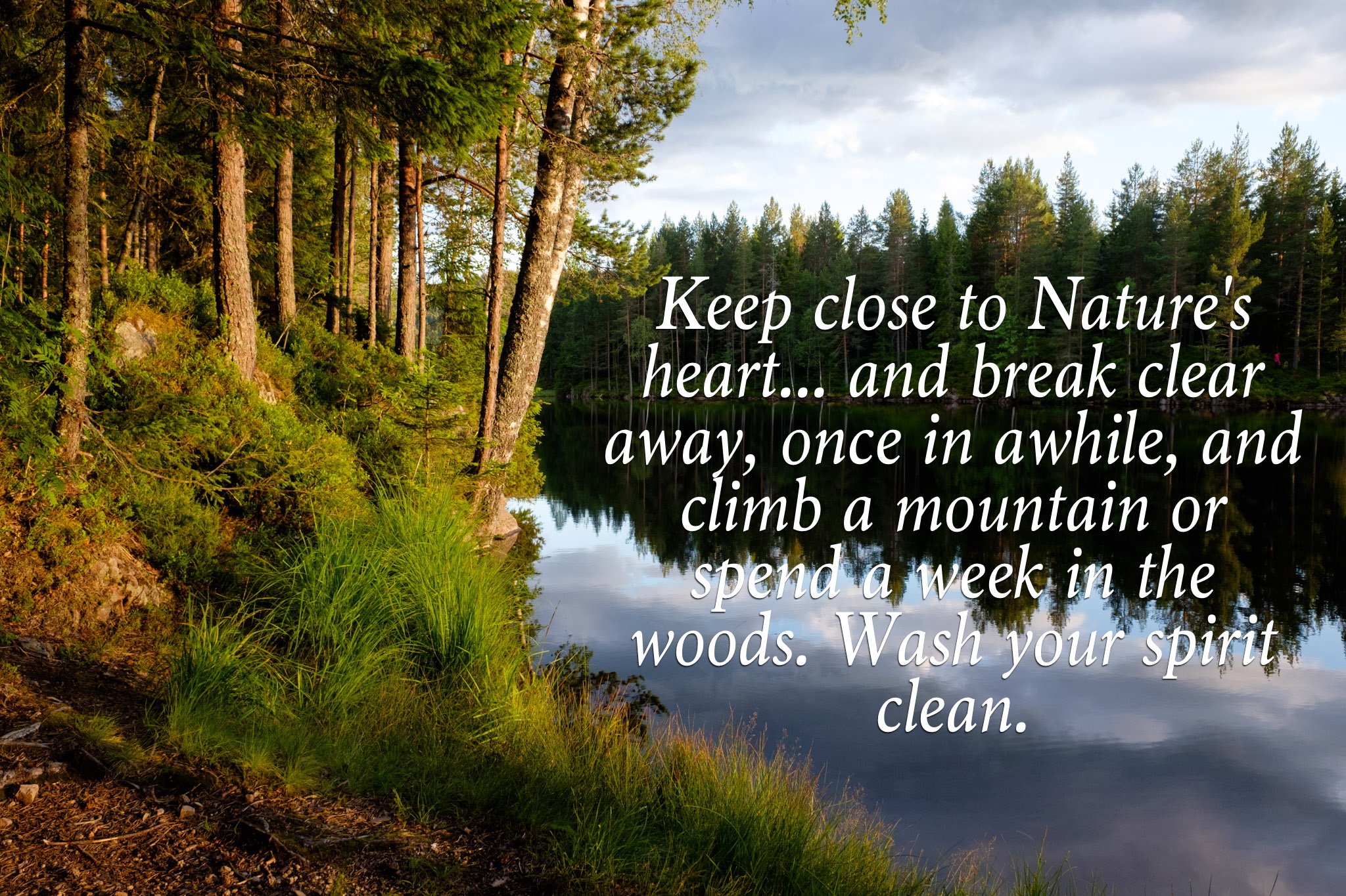 Spending Time With Nature Quotes - Teddy Gennifer