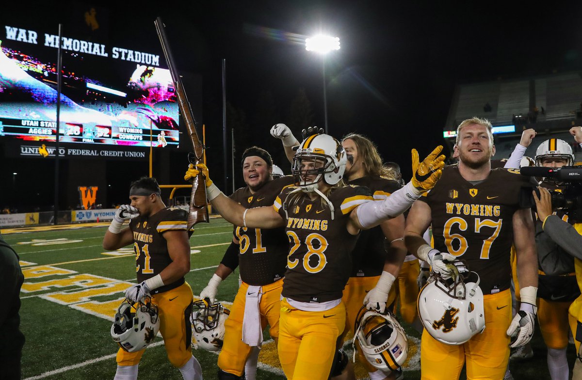 3-0 in rivalry games this year, you gotta admit, WYO plays for a pretty ...