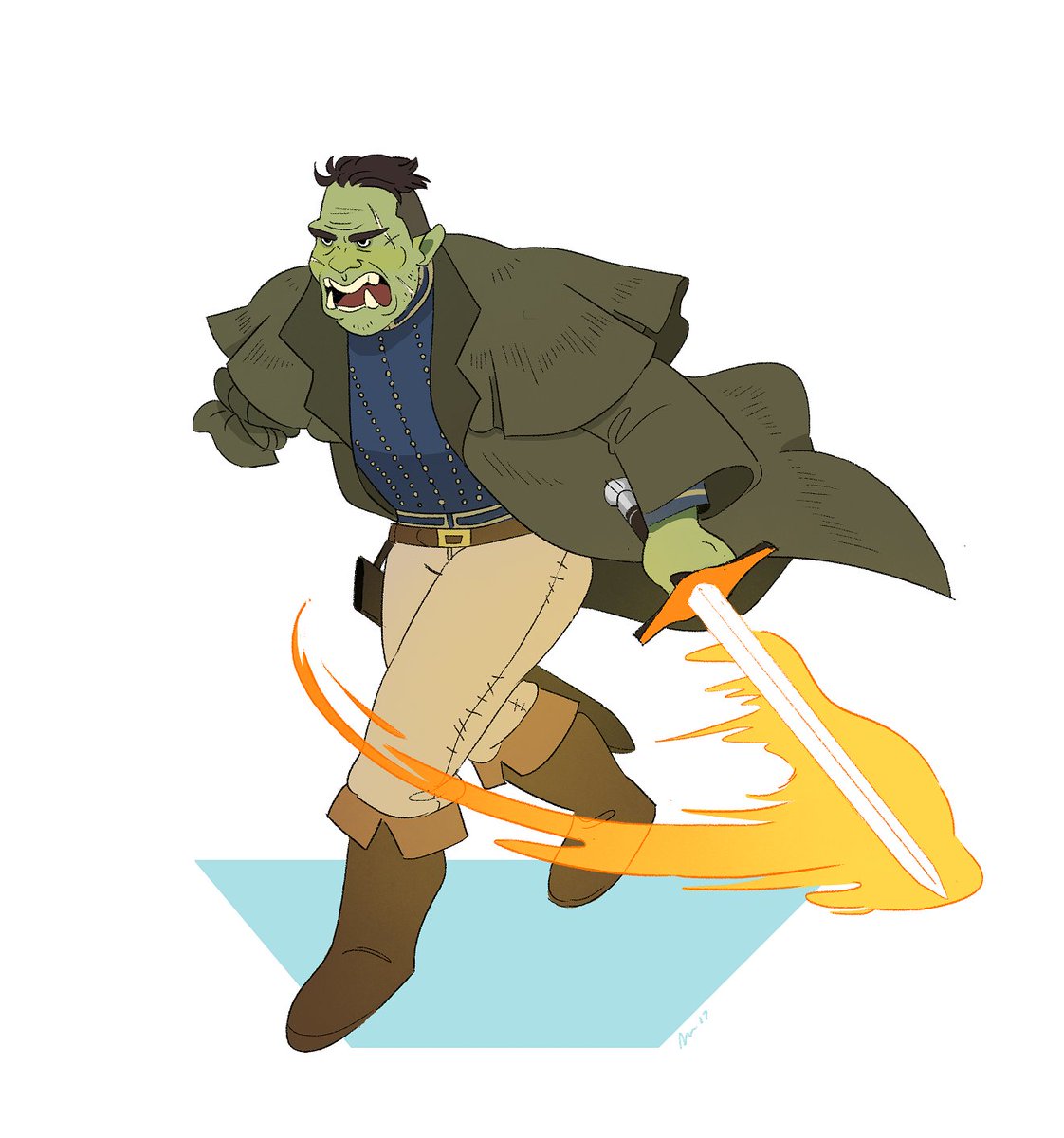 Half Orc Knight