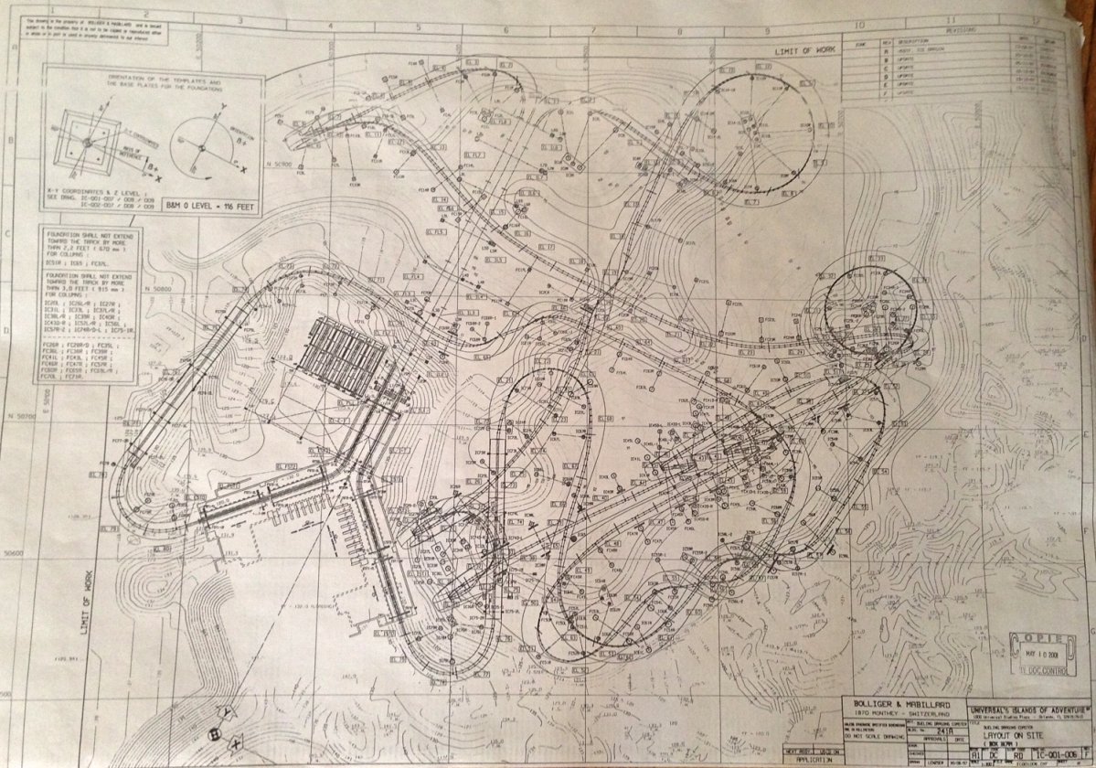 Dragon Challenge Layout