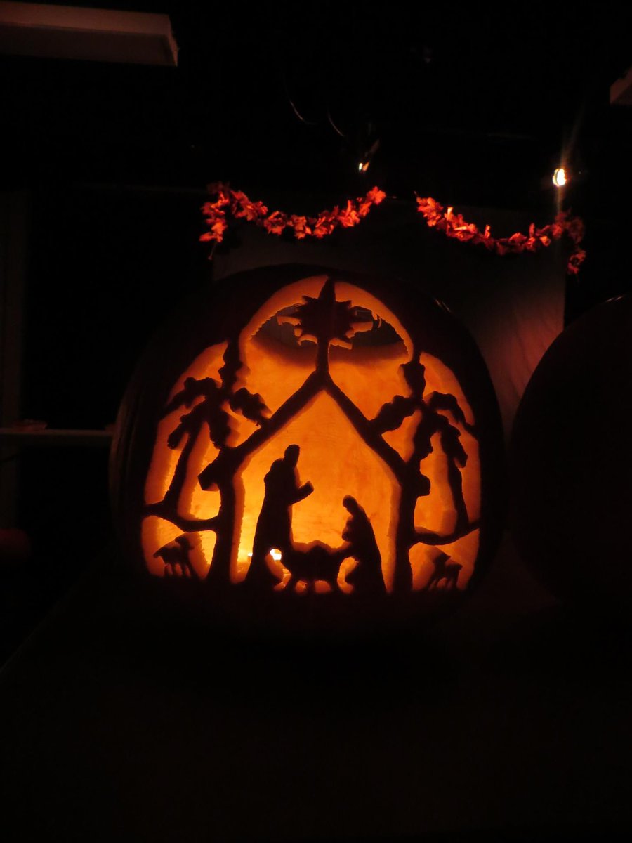 Jesus Pumpkin Carving