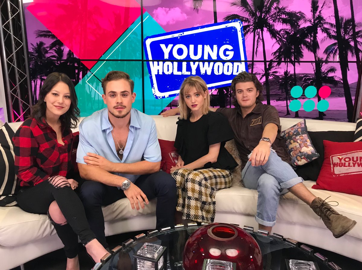 Kicked off our week with the cast of StrangerThings! Stay tuned to see ...