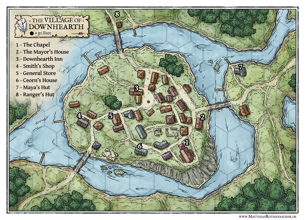 Matthias R. on Twitter | Fantasy city map, Fantasy map, Village map