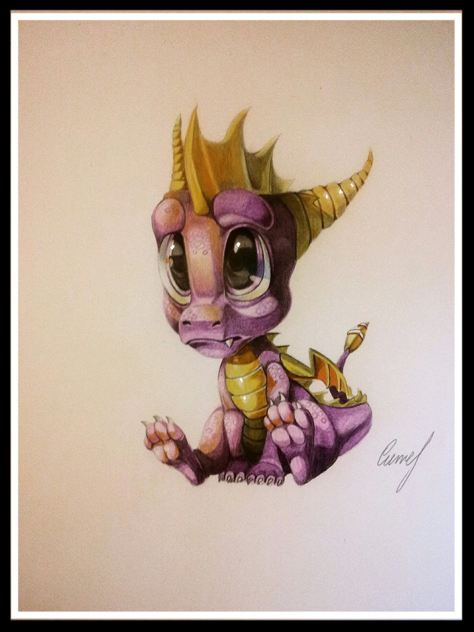 Spyro The Dragon Drawing