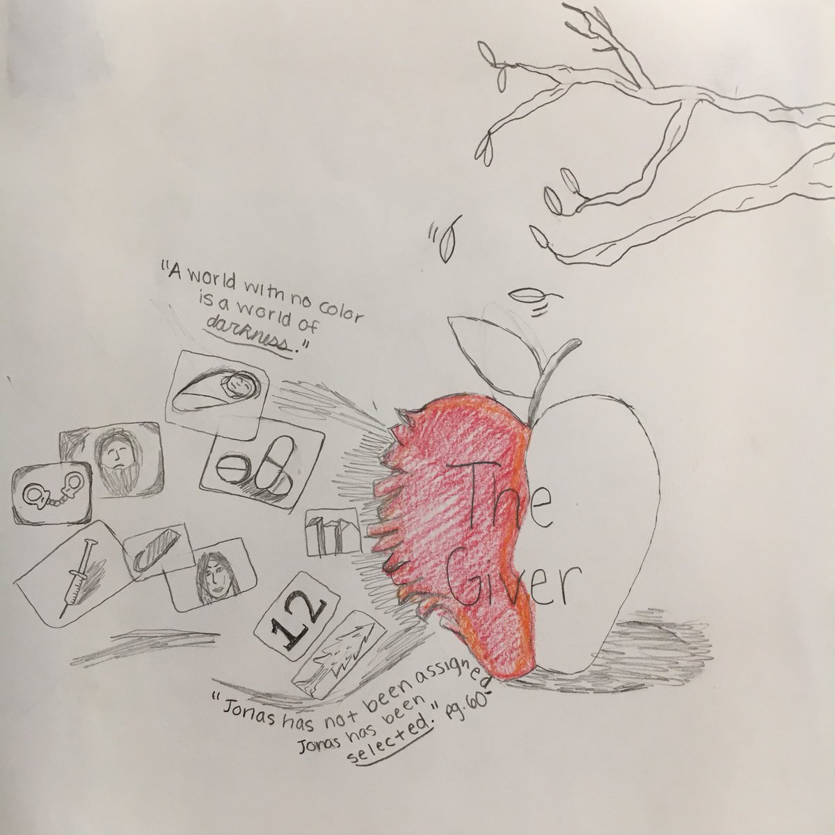 The Giver Book Cover Drawings