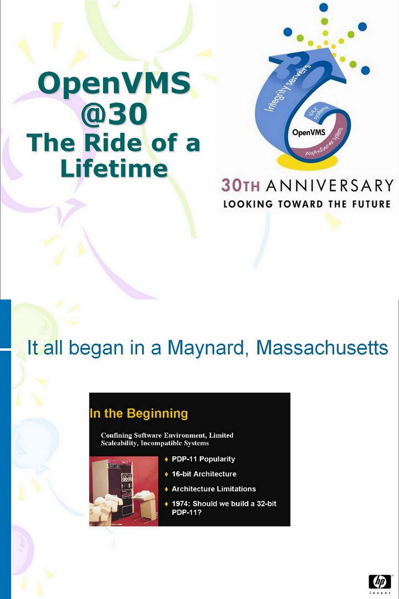 OGAWA, Tadashi on Twitter: "OpenVMS https://t.co/FI6VQ07WUT Initial Release: VAX-11/VMS, October ...