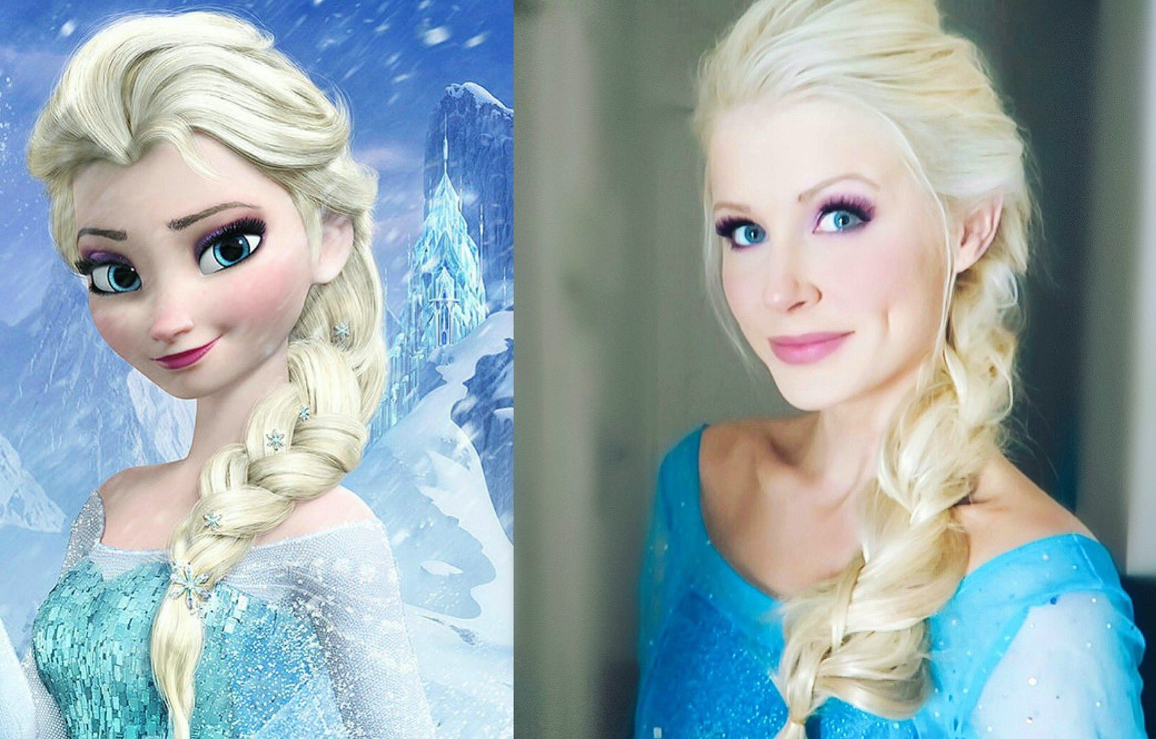 Queen Elsa Makeup