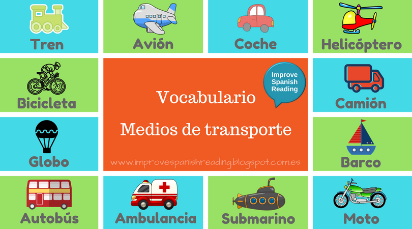 Spanish Transportation Vocabulary