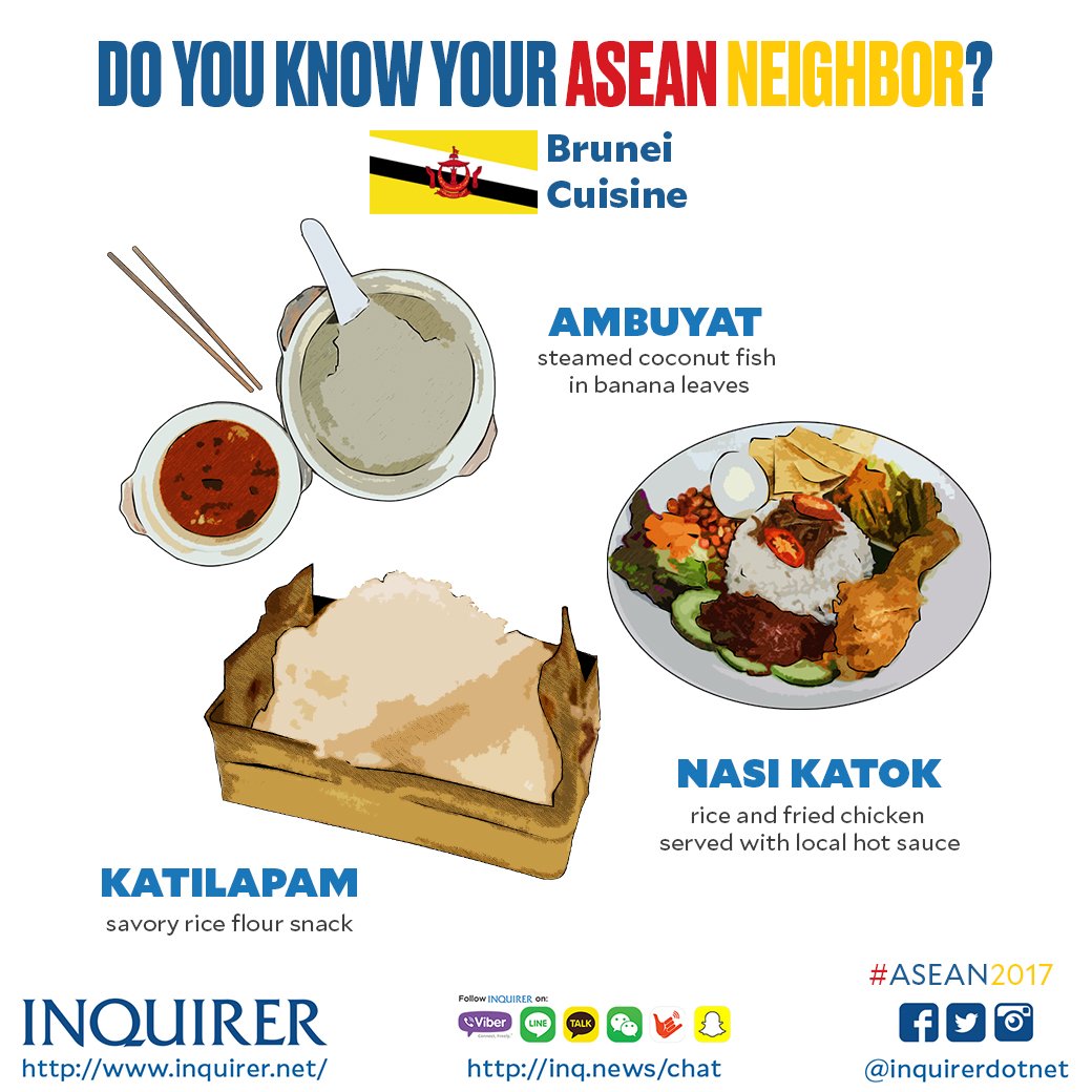 "Lunch time! Which of these dishes from Brunei would you like to taste ...