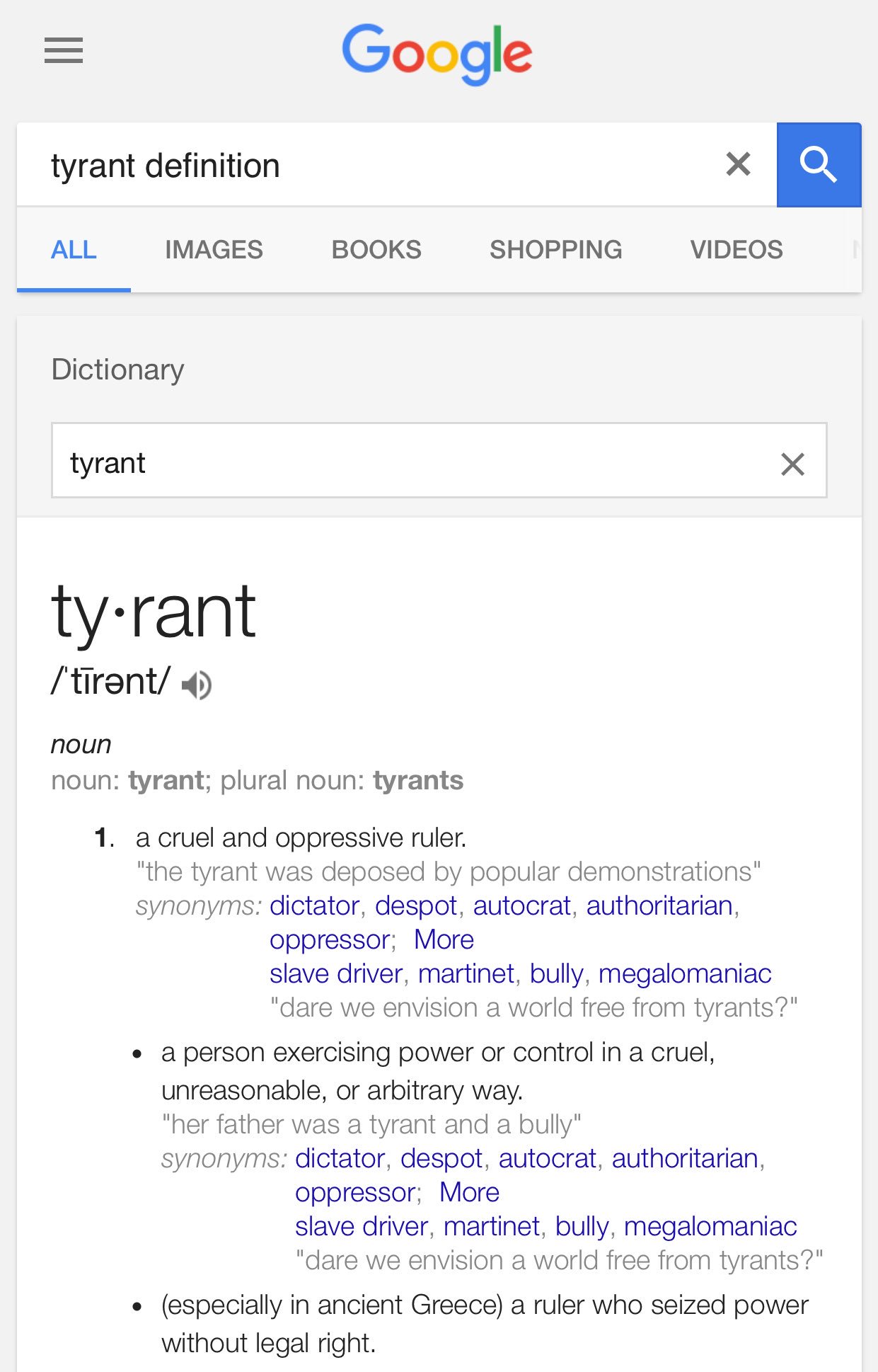 Megalomaniac Definition