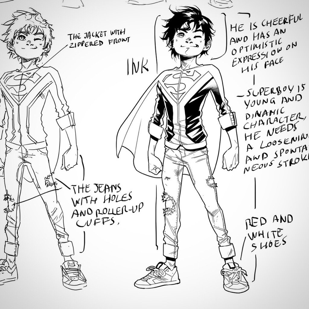 「About Jon design.. #superboy :) 」Jorge Jiménezの漫画