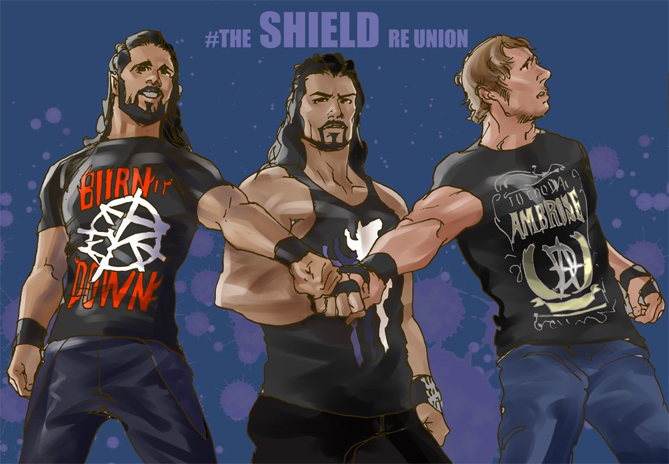 How To Draw The Shield Wwe
