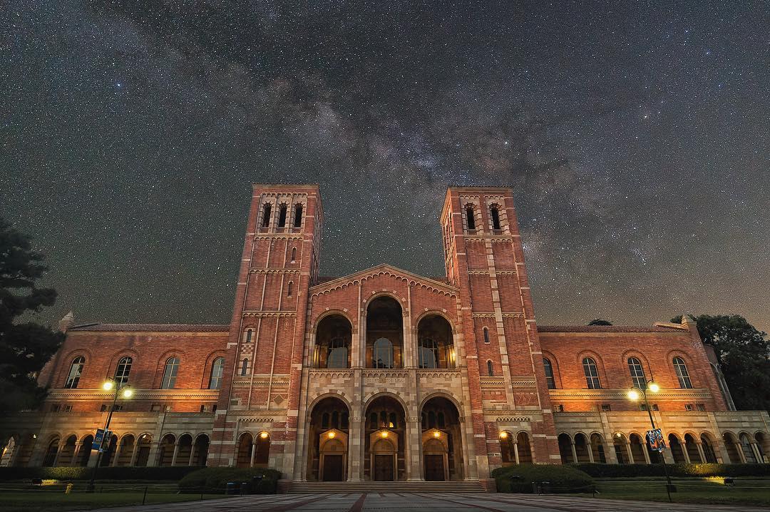 Ucla Campus At Night