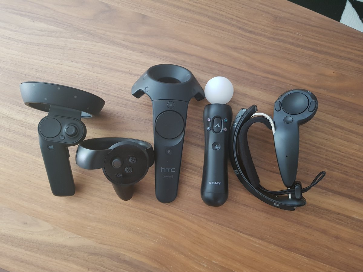 Current and Upcoming VR Motion Controller Side by Side : r/Vive