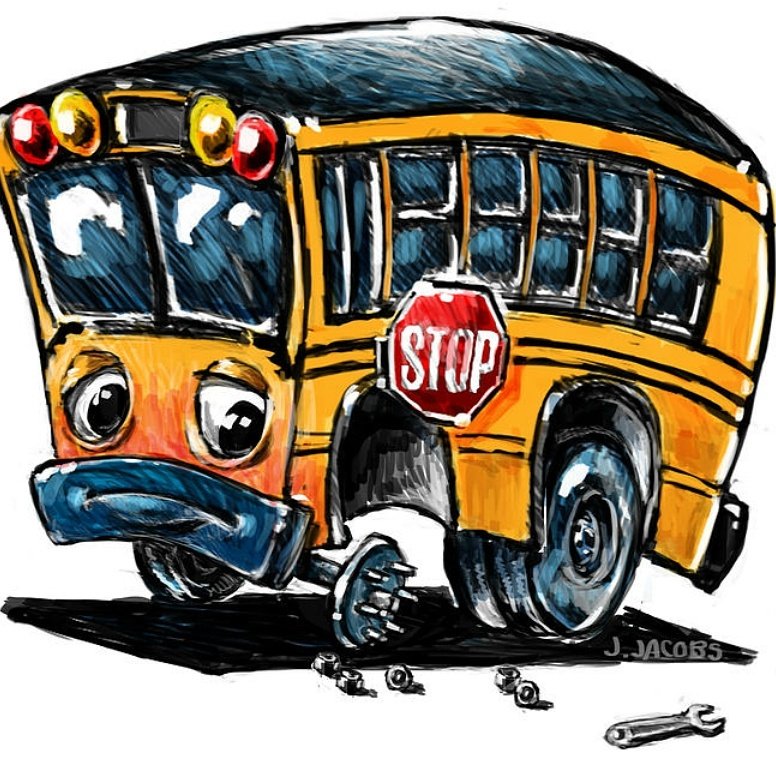 Bus Flat Tire