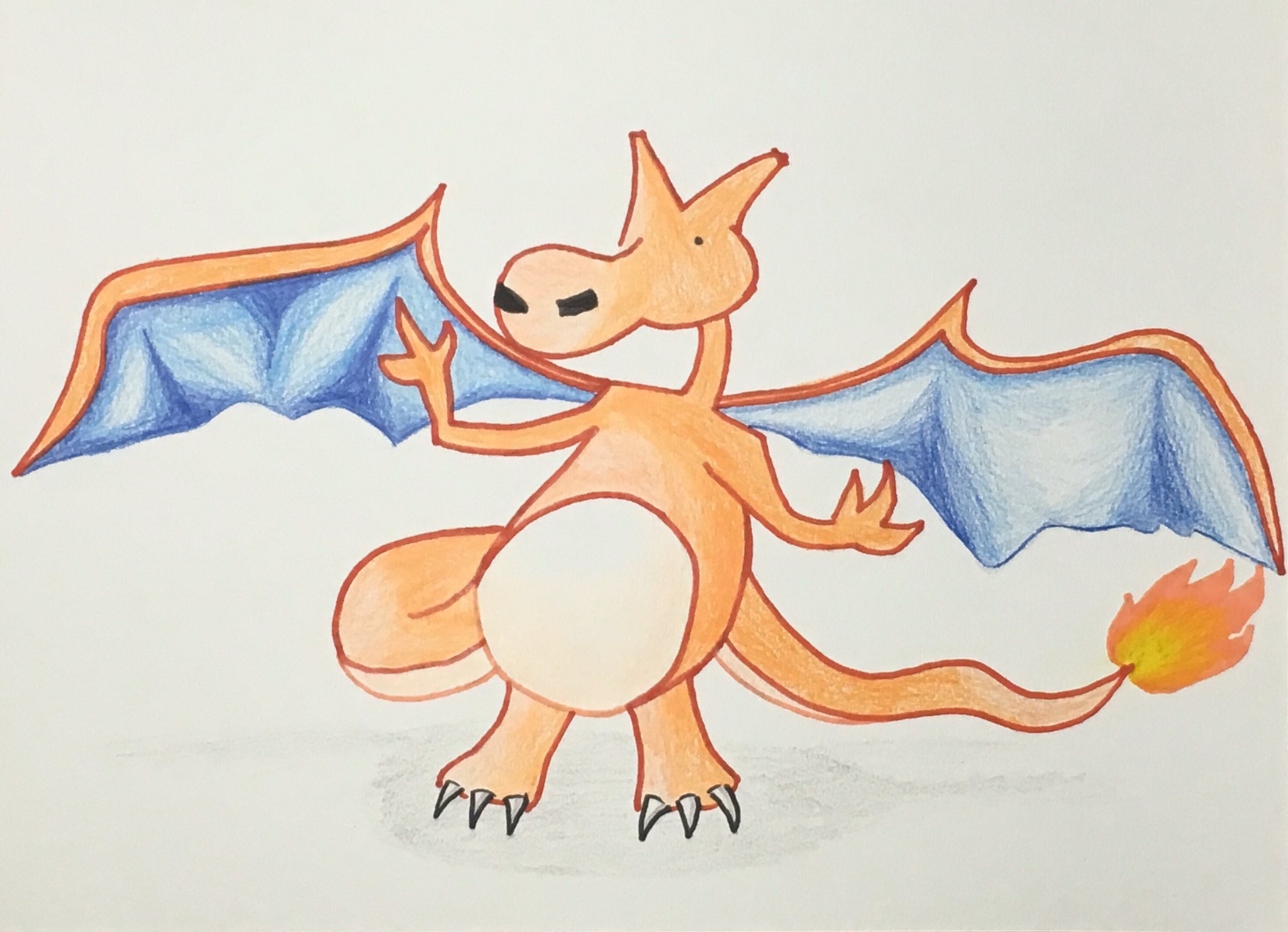 Pokemon Charizard Drawing