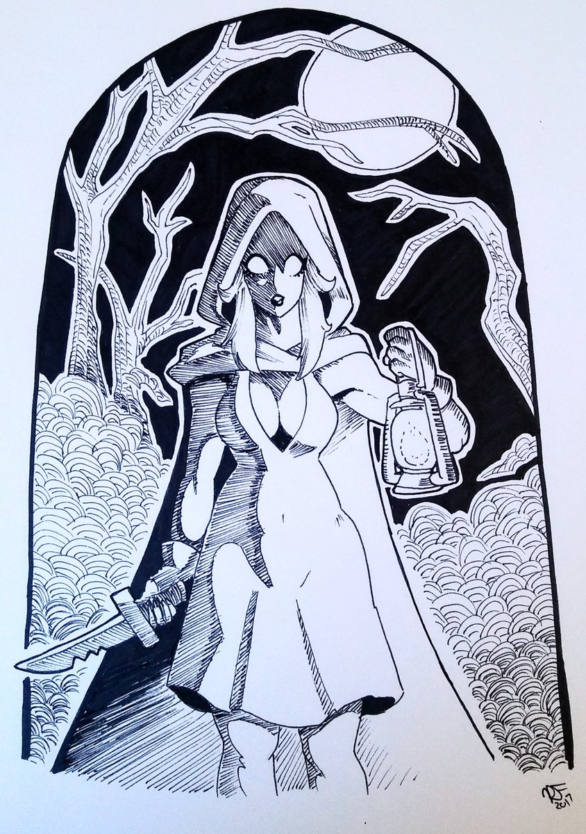 「Day 15: mysterious #inktober2017 」|Russの漫画