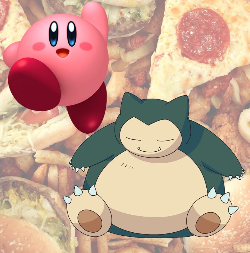 Snorlax Eating Pizza