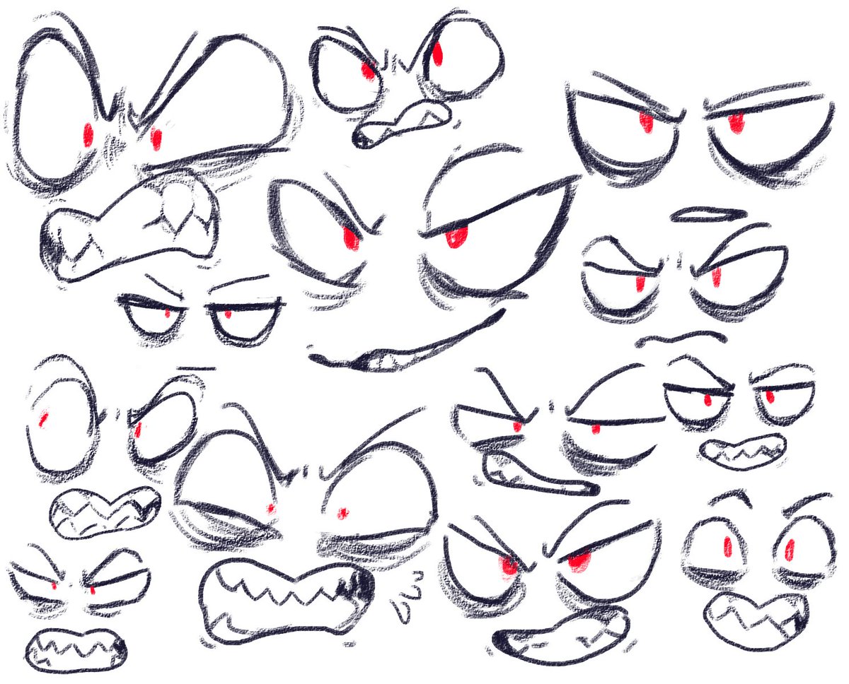 Sharp Teeth Smile Drawing