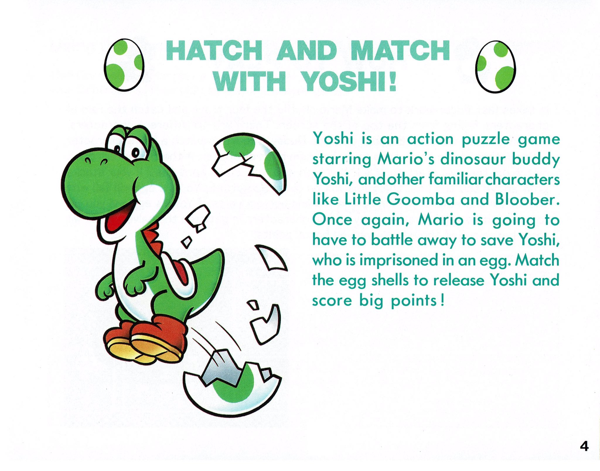 VideoGameArt&Tidbits on Twitter: "From the instruction booklet~ Yoshi ...