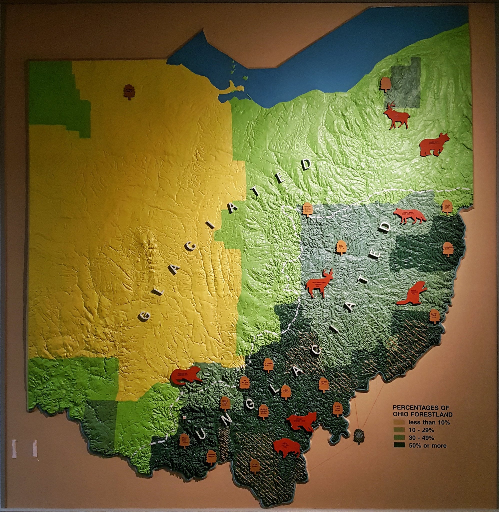 Ohio Glacier Map The Geology Of Ross County Part 3 (IHS Environment)
