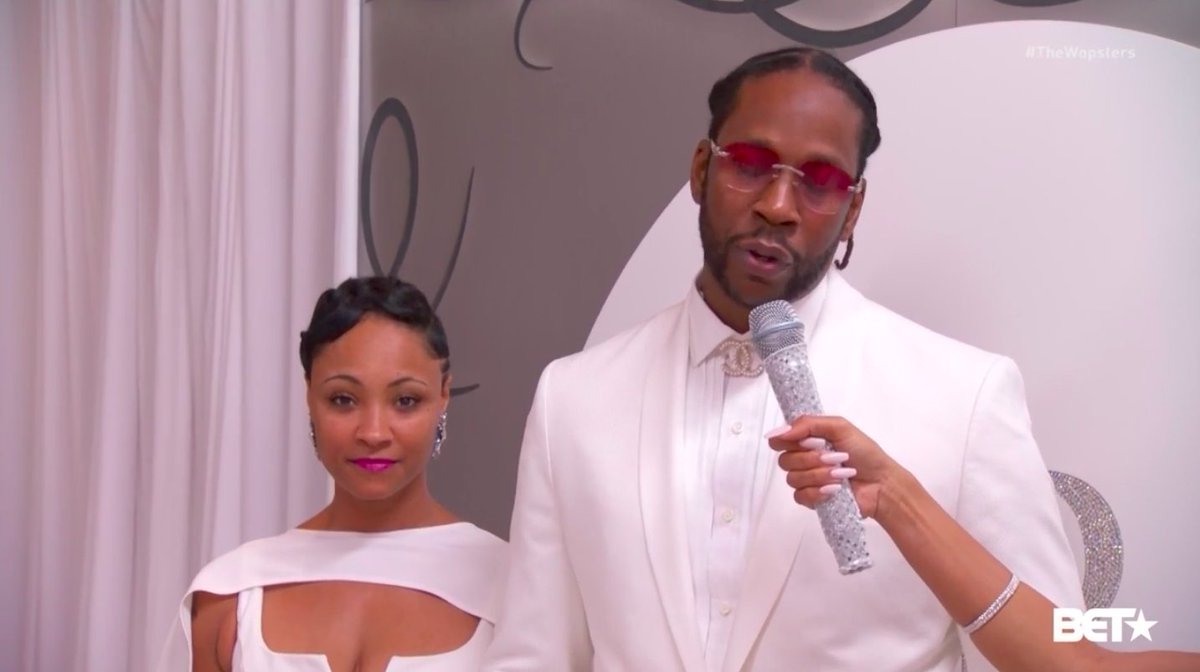 .2chainz and his wife Kesha supporting TheWopsters at TheManeEvent ...