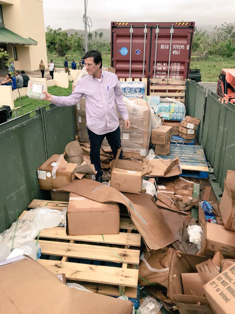 Pallets of Puerto Rico's Aid Food in the TRASH/BASURA! | Lipstick Alley