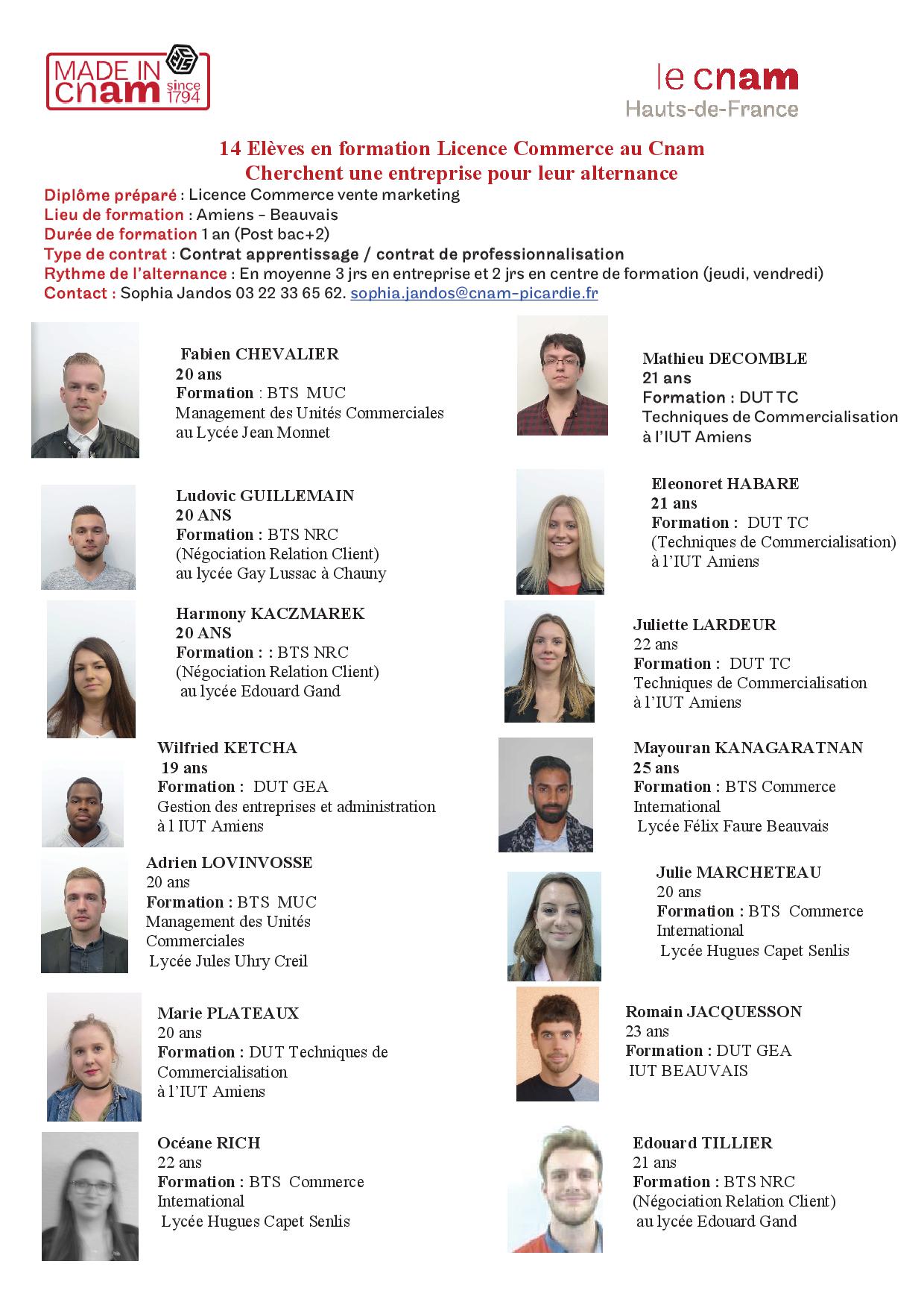 Cnam Hauts-De-France on Twitter: "Alternants du @CnamPicardie en #Commerce #Vente #Marketing ...
