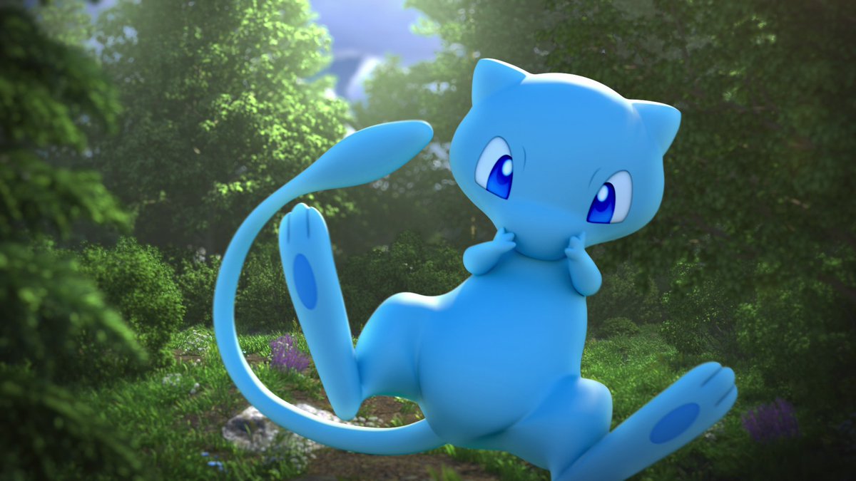 Shiny Mew Pokemon Wallpaper