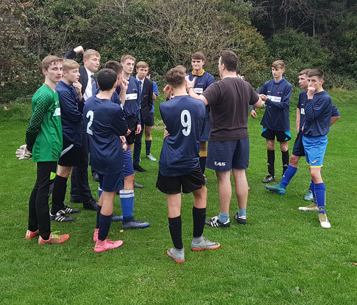 Garforth Academy PE on Twitter: "Half time team talk led by Mr B! Garforth Boys looking good at ...