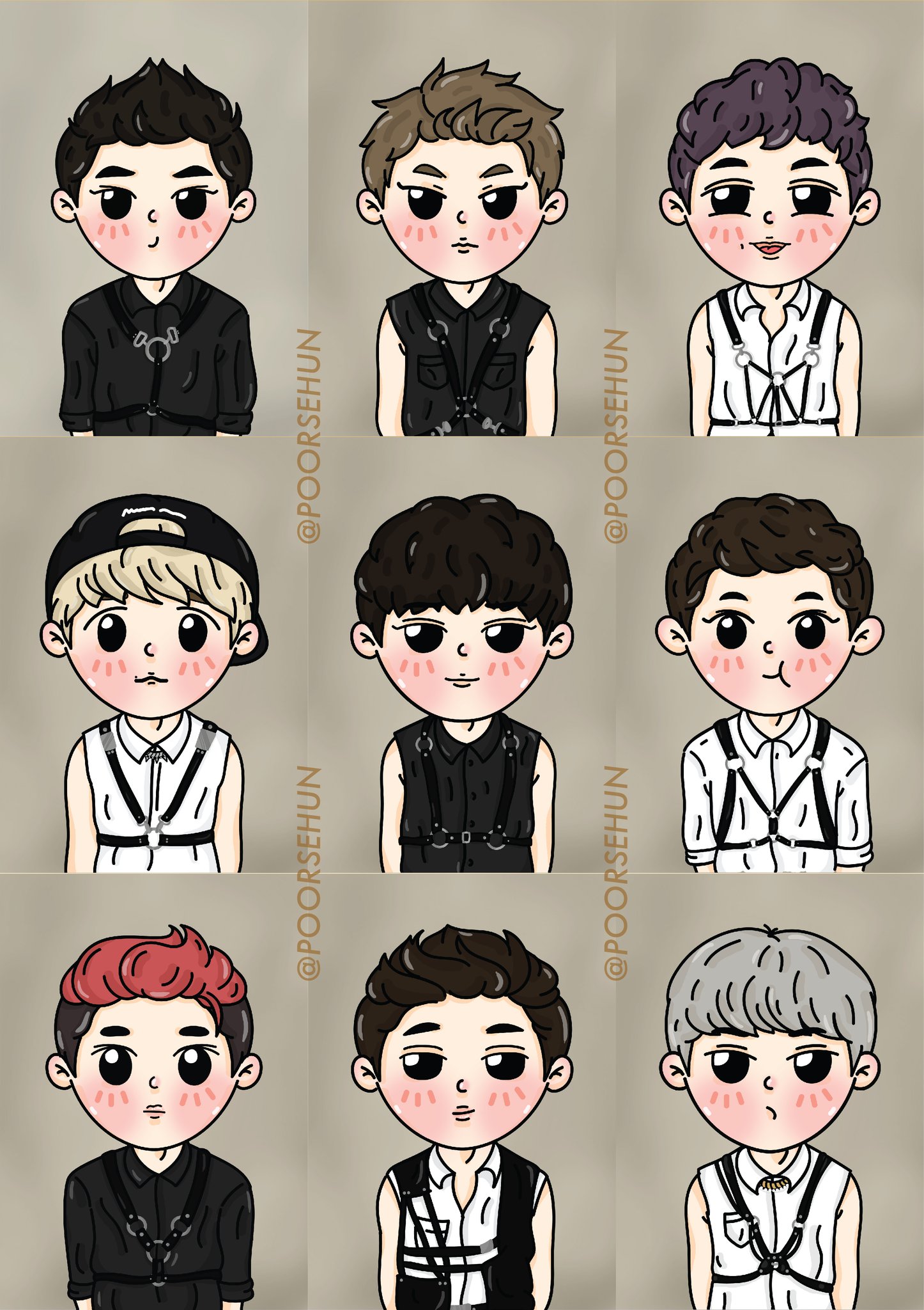 Exo Chibi Growl