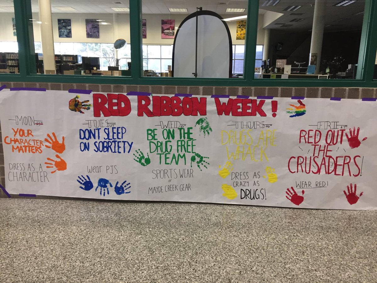 Red Ribbon Week Banner