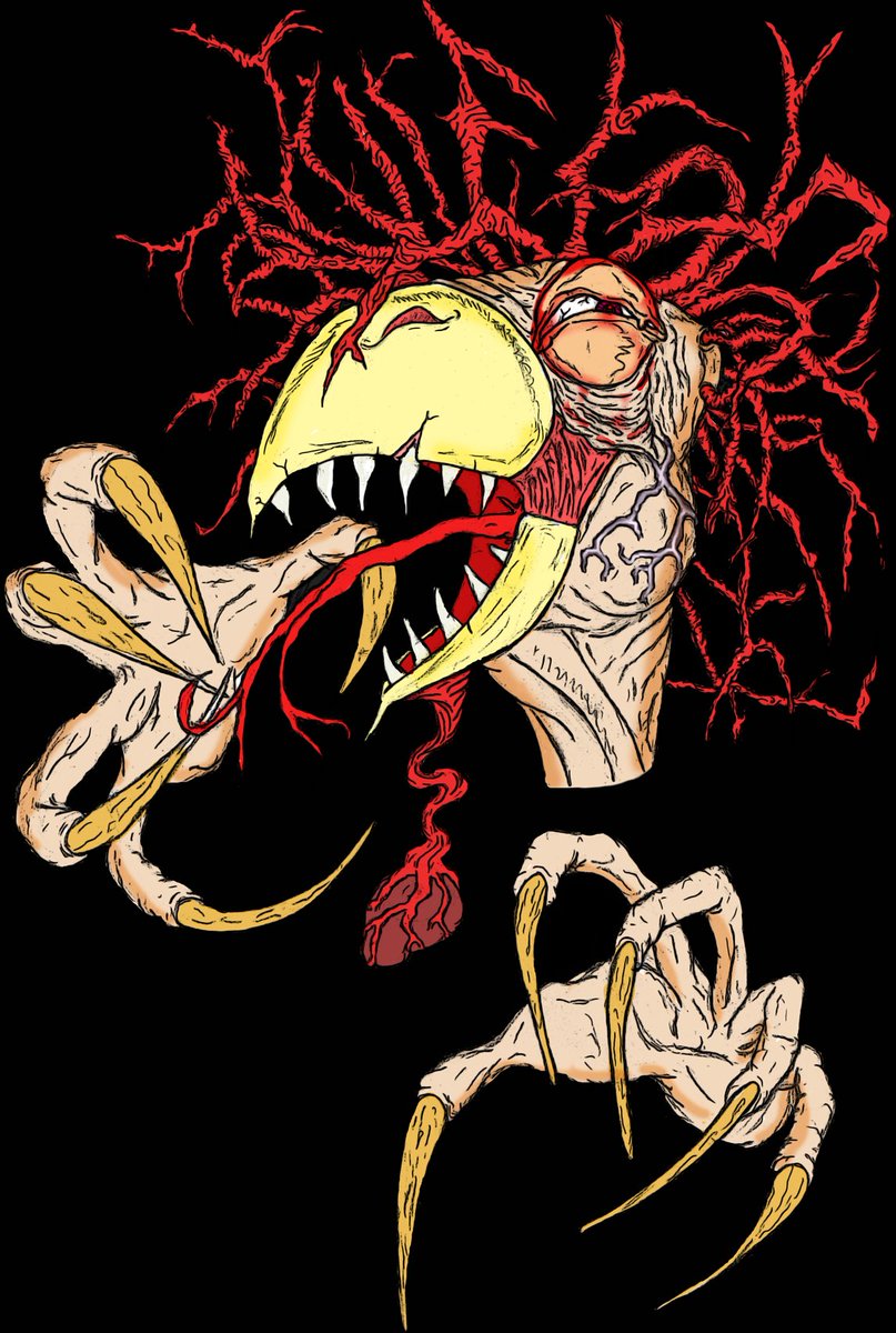 Scary Chicken Cartoon