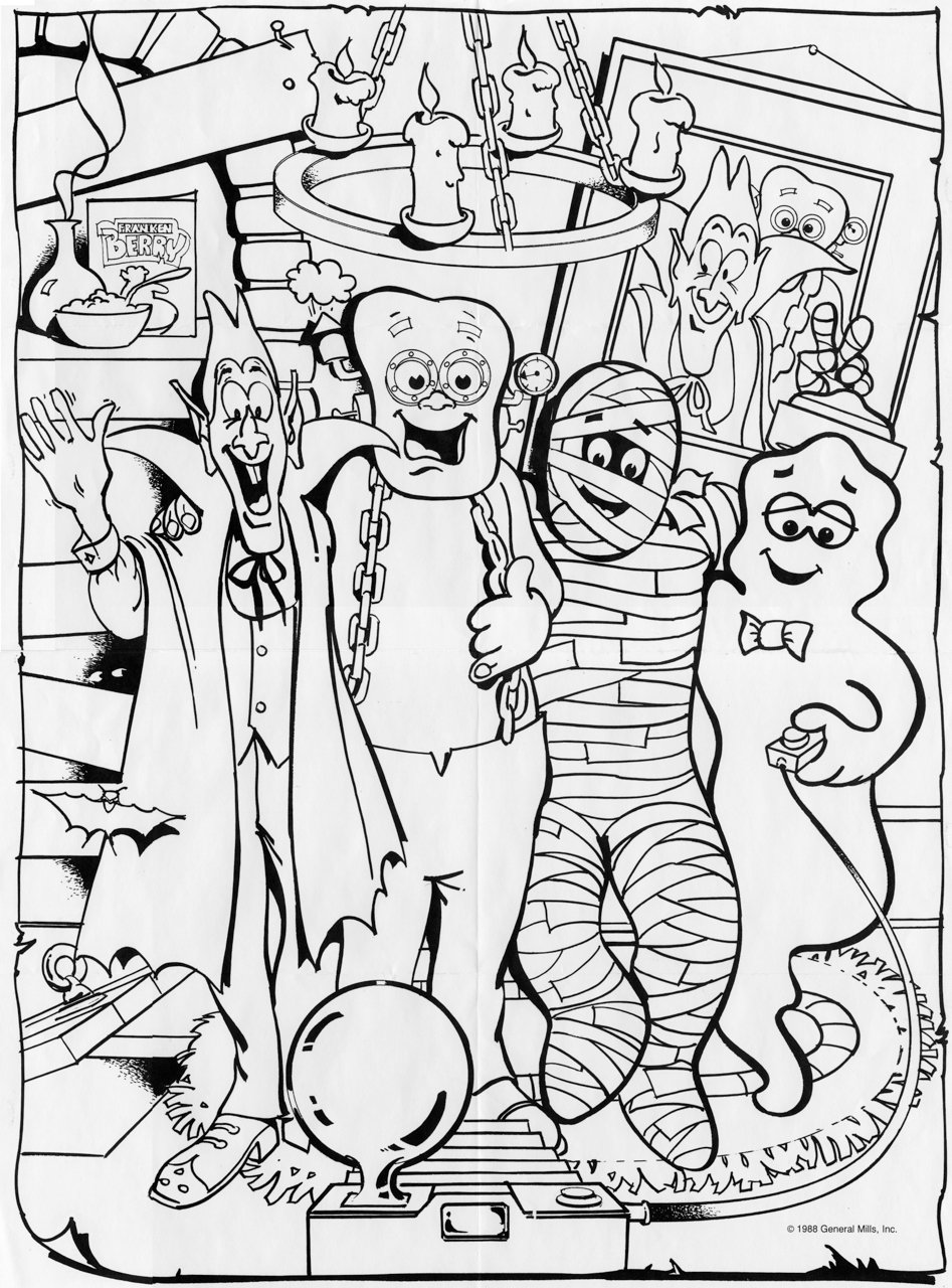 Cereal Coloring Page