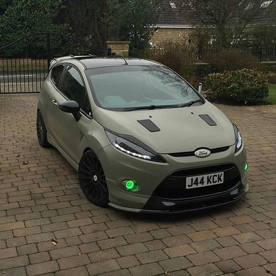Stanced Ford Fiesta