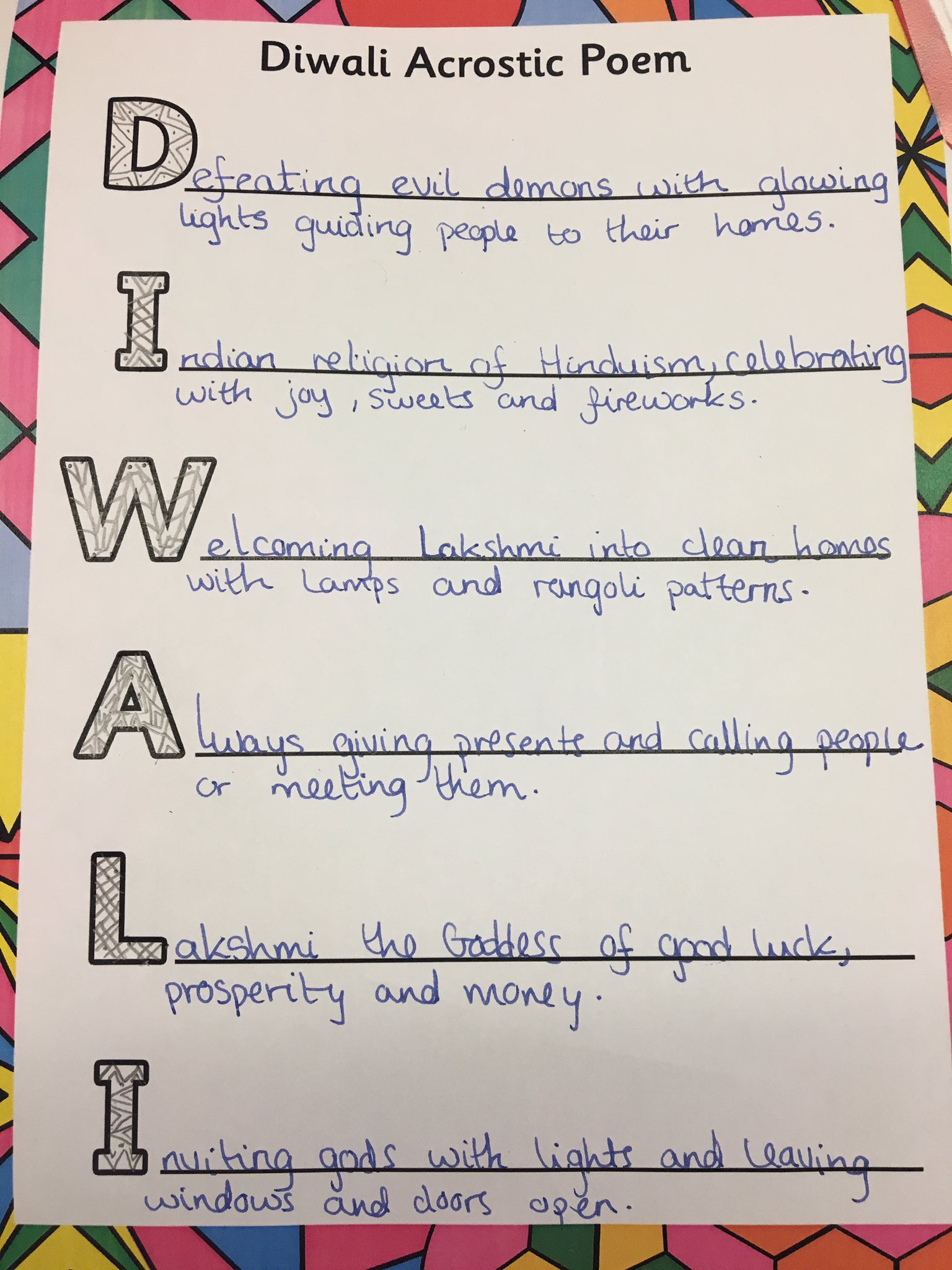 Diwali Poem In English