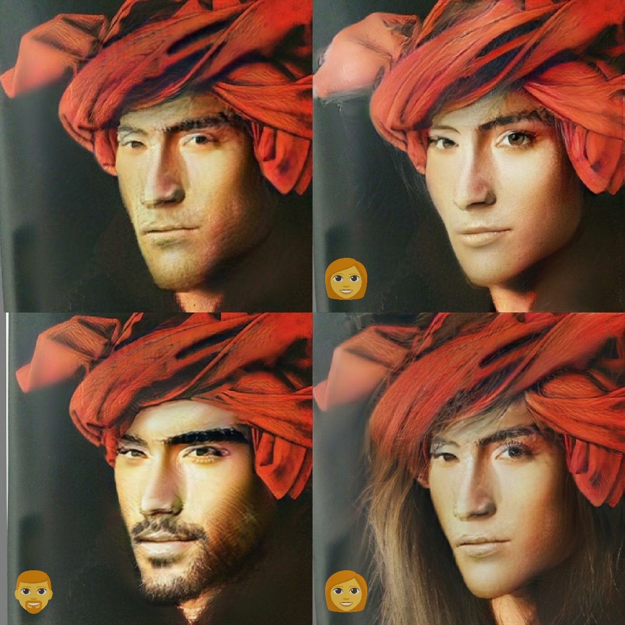 Man In A Red Turban
