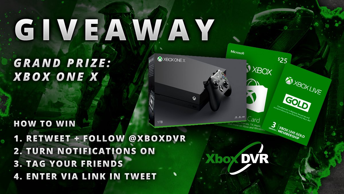 Xbox One X Scorpio #GIVEAWAY! - RT & Follow @XboxDVR - Tag Your Friends ...