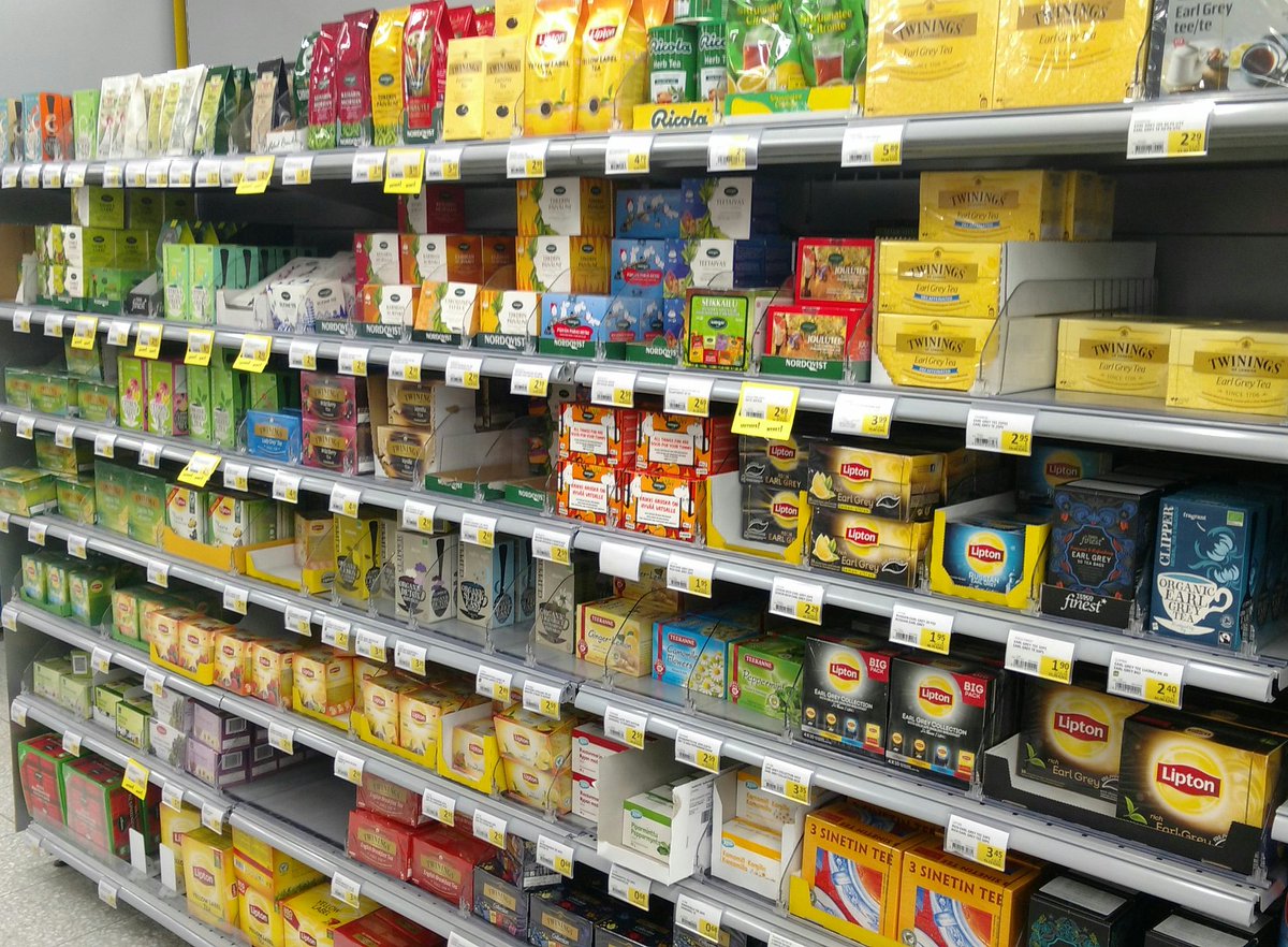 The amount of coffee at my local Hypermarket is absolutely astounding ...