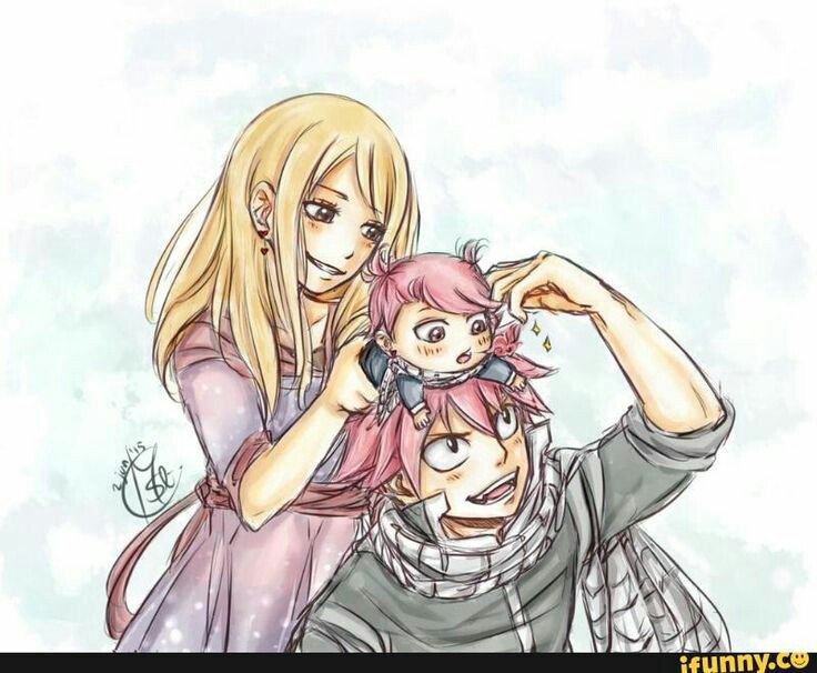 Fairy Tail Lucy And Natsu Family