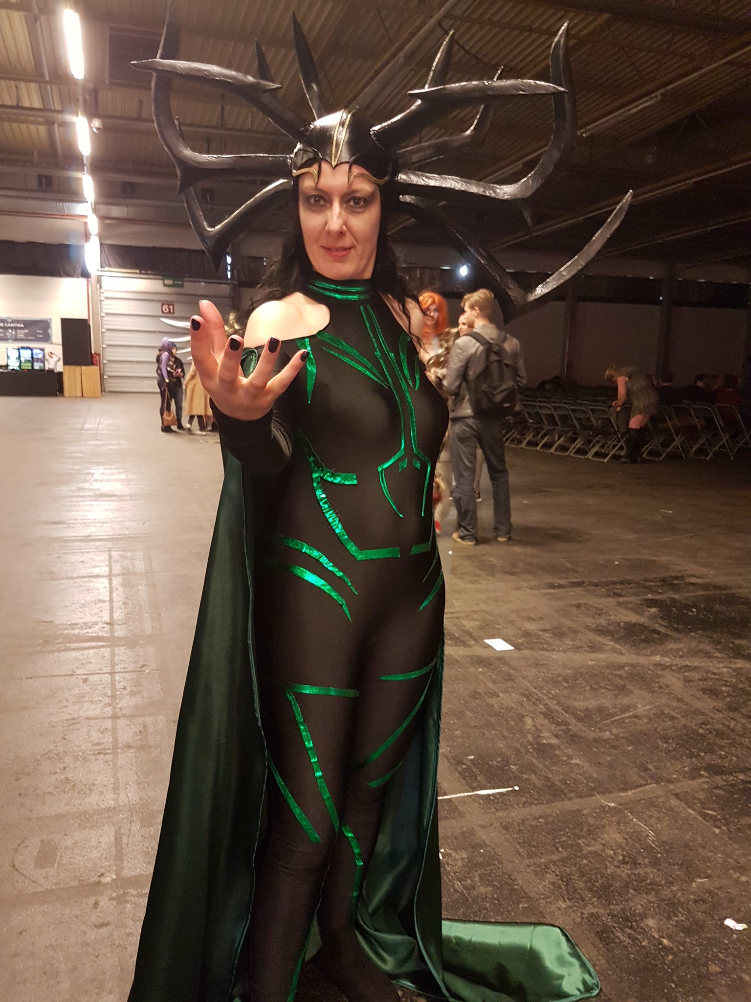 Hela Marvel Cosplay Miccostumes Women's Hela Cosplay Costume Halloween