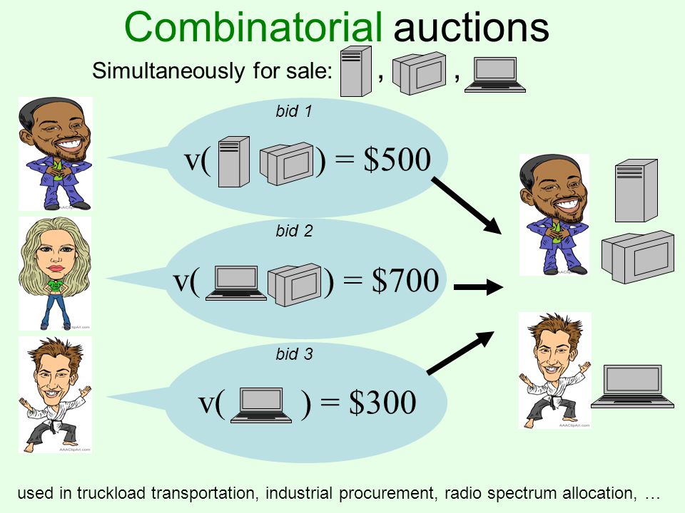 Combinatorial auctions