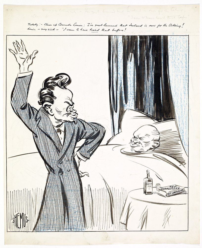 Lenin Political Cartoon
