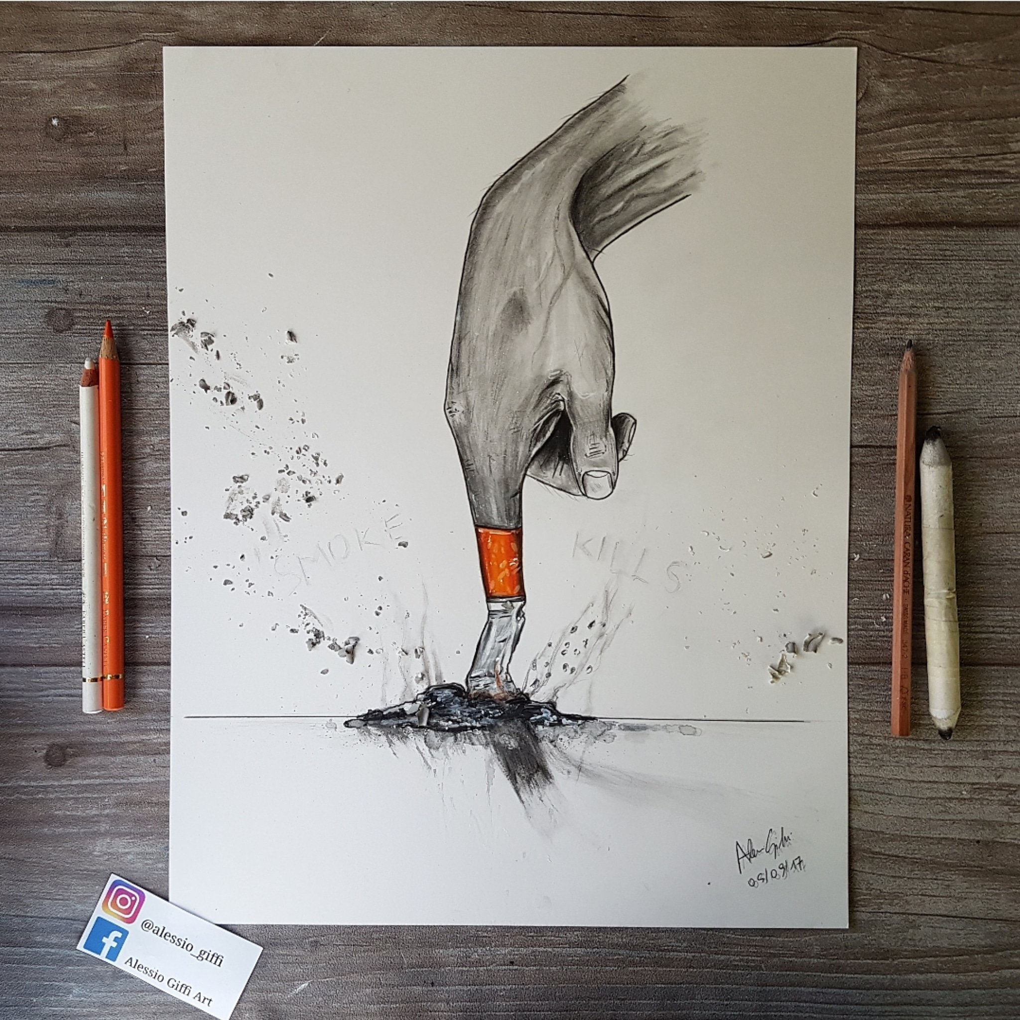 Surreal Hand Drawing Time Hands And Hourglass Surreal Drawing Art"