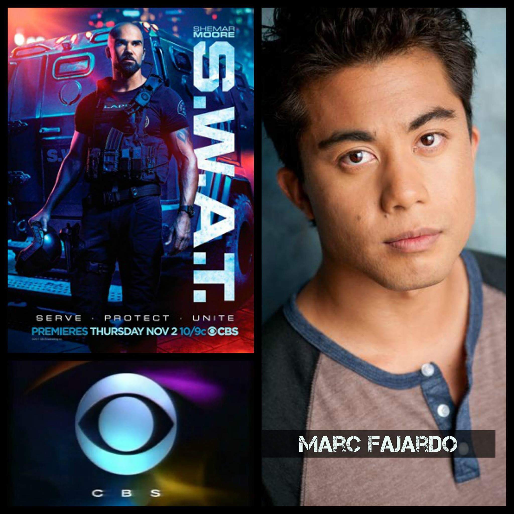 Marc Fajardo on Twitter: "Thursday November 9 at 10pm on #CBS #SWATcbs #swat #swat2017 # ...