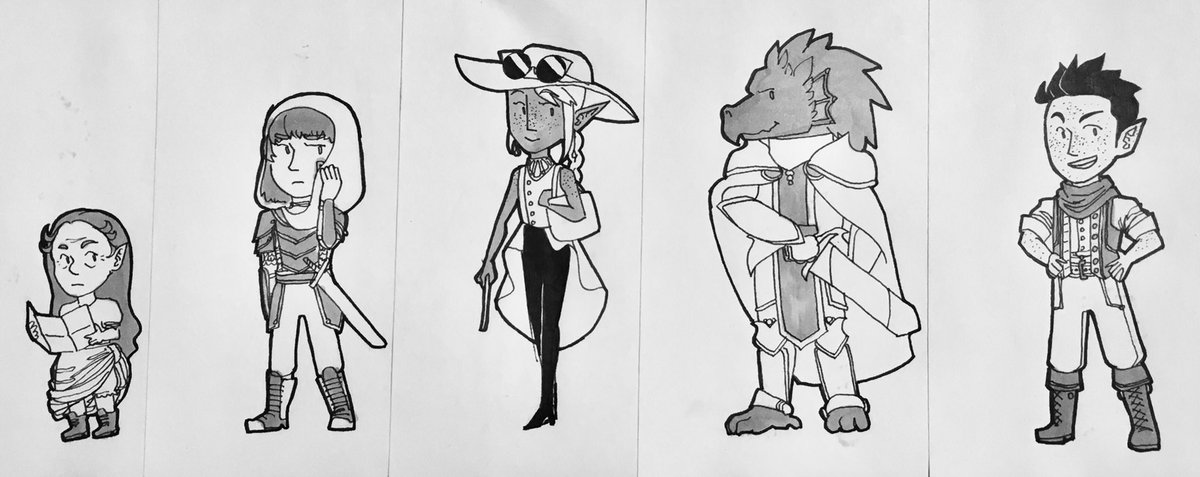 「I love this band'o'shmucks so much 💕 #dnd 」Liannの漫画